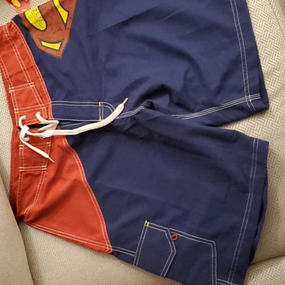 DC Comics | Shorts | Dc Comics Superman Watersport Trunks | Poshmark